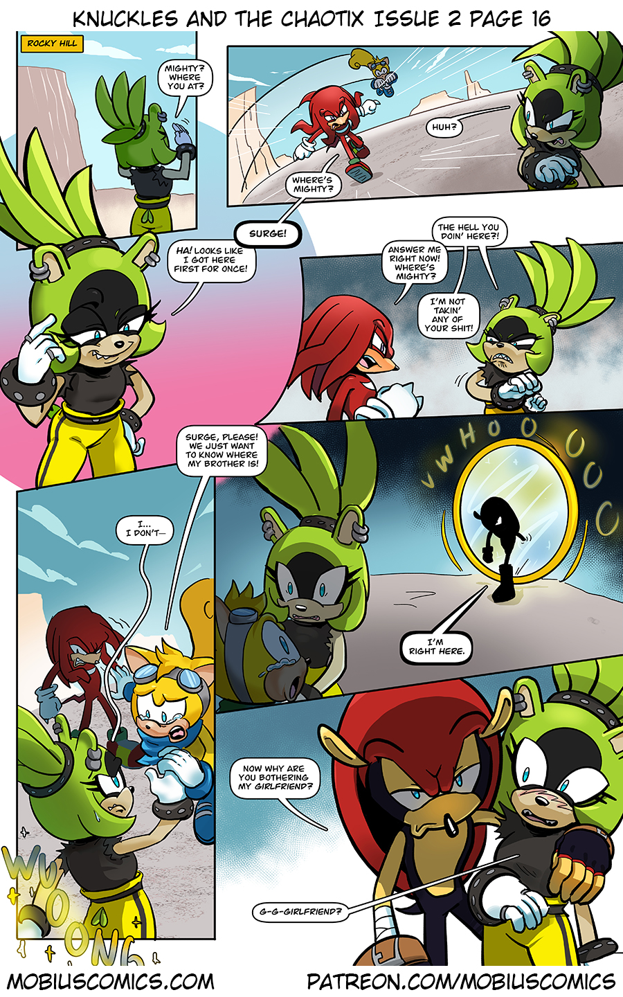Knuckles and the Chaotix Issue 2 Page 16 - Knuckles