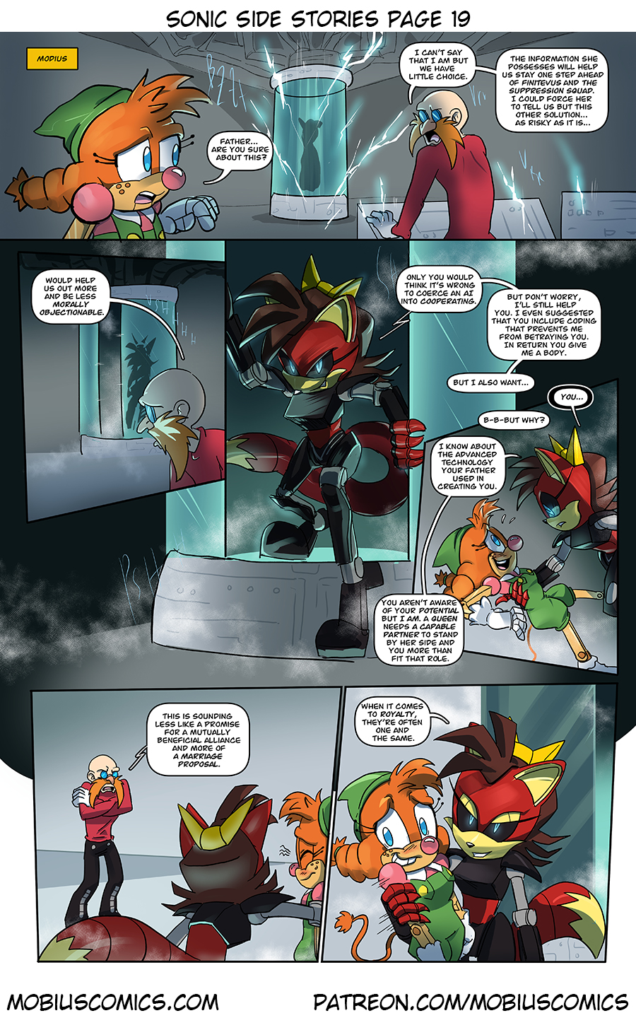 Sonic Side Stories Page 19 - Mobius Comics