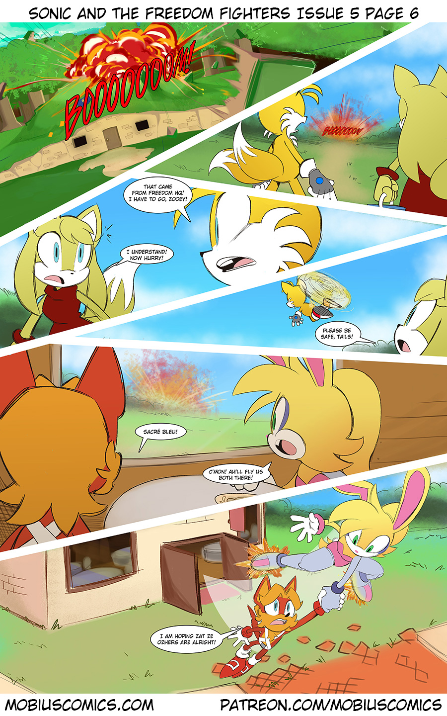 Sonic and the Freedom Fighters Issue 5 Page 6 - Mobius Comics