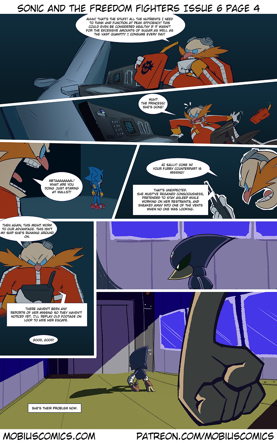 Sonic and the Freedom Fighters Issue 6 Page 4 - Mobius Comics