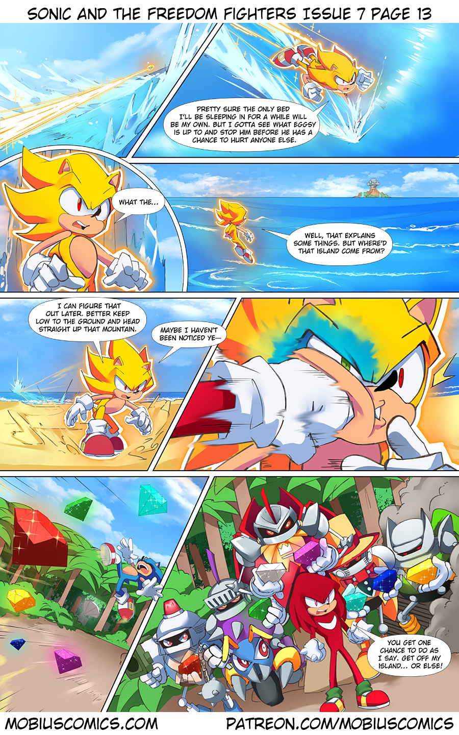 Sonic and the Freedom Fighters Issue 7 Page 13 - Mobius Comics