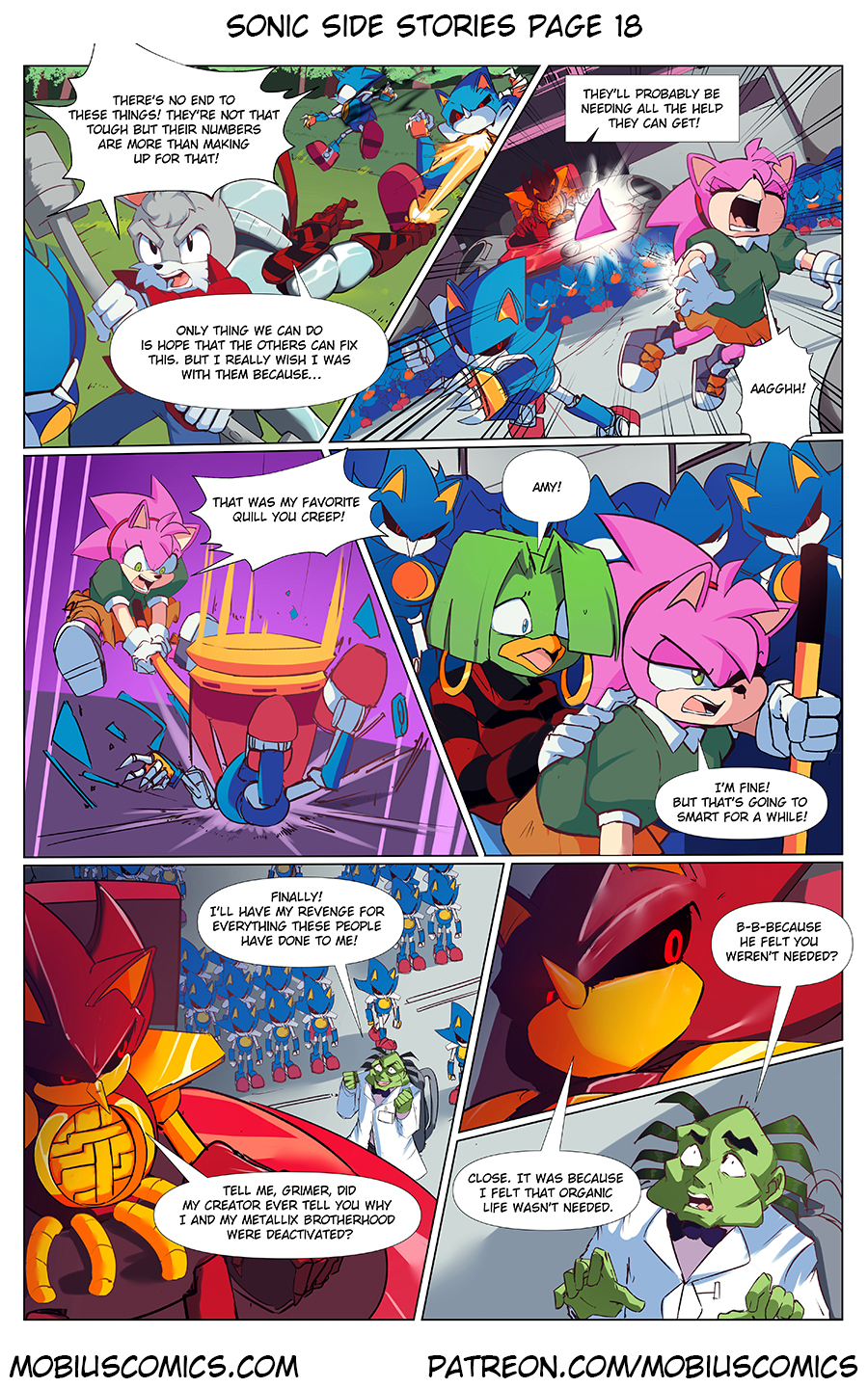 Sonic Side Stories Page 18 - Mobius Comics